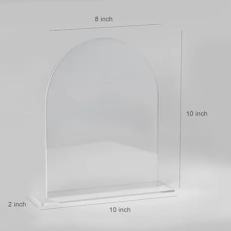Clear Acrylic Wedding Arch Table Sign with Holders Organizer for ...