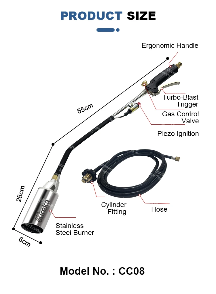 Garden Weed Burner Butane Gas Torch Lighters Flame Gun - Buy Weed ...