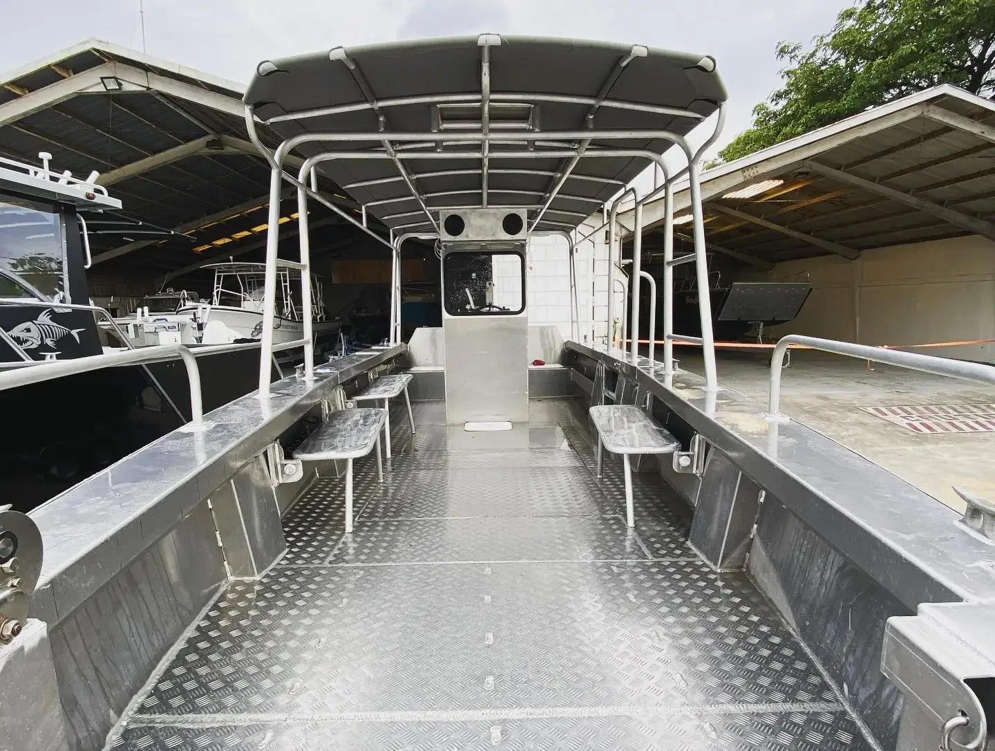 Custom Building Aluminum Landing Craft Barge Passenger Boats With ...