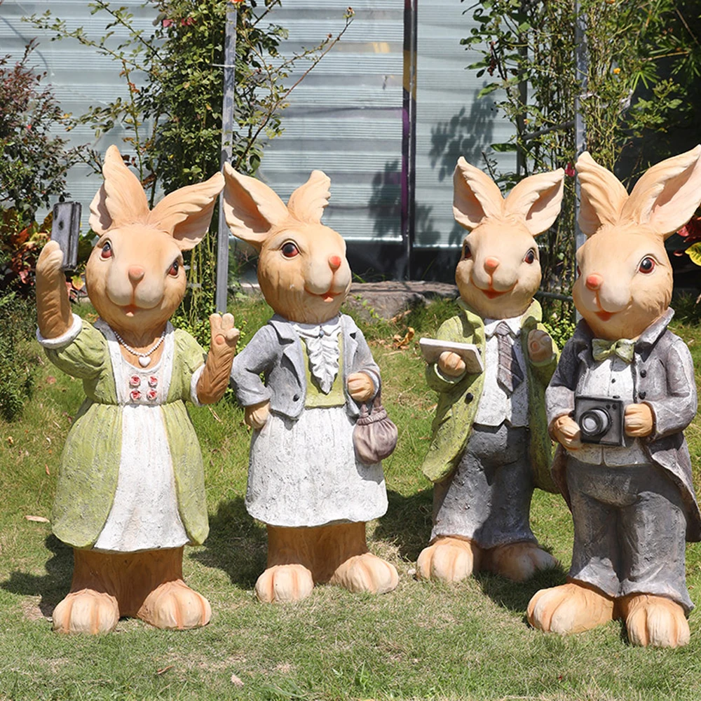 Large Outdoor Easter Eggs - Resin Easter Props for Gardens