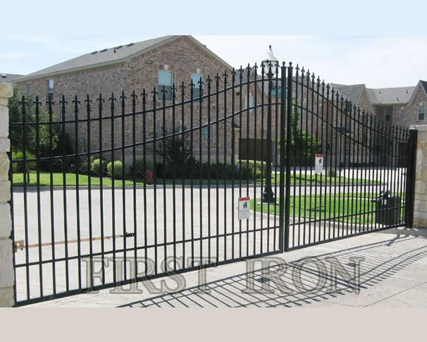 Metal Main Entrance House Big Gates Latest Wrought Iron Driveway Gate ...