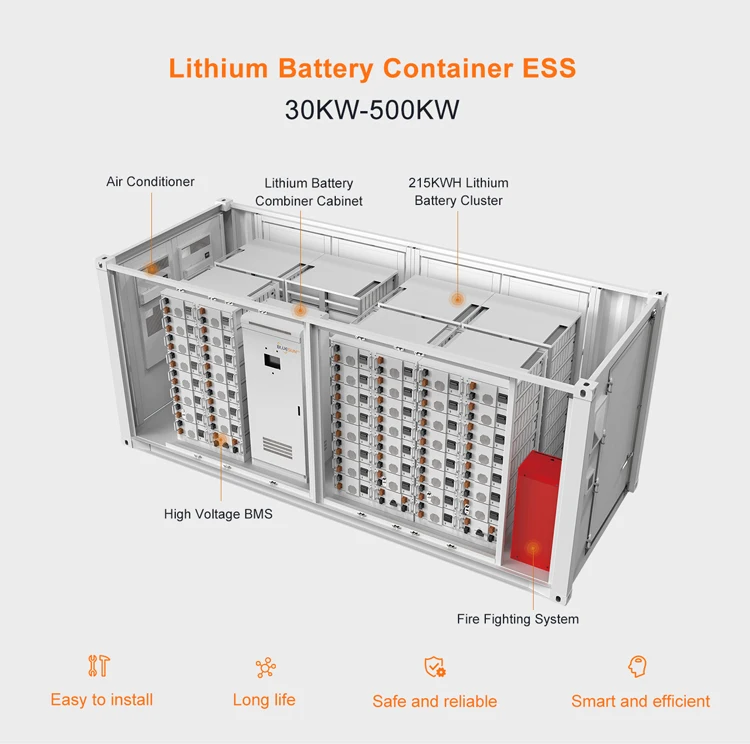 Complete Commercial Battery Energy Storage System 200Kw 300Kw 500Kw ...