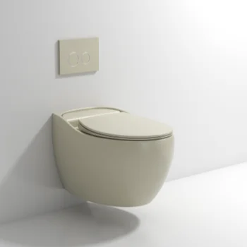 Wall-hung matt colour modern decor wall mount row hanging wc european ...