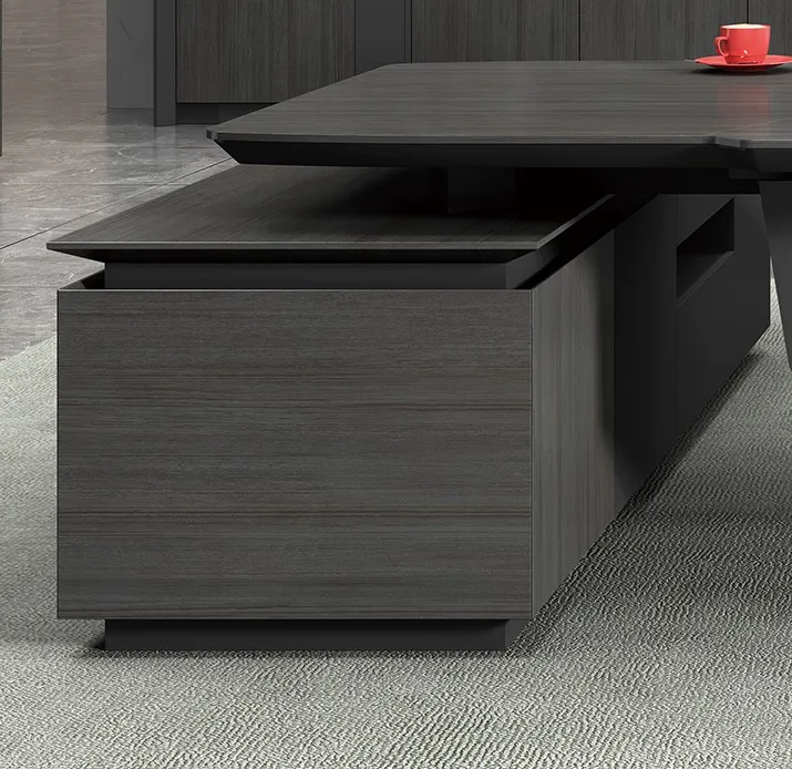 Luxury Wood Chairman Table - Modern Design & 5-Year Warranty