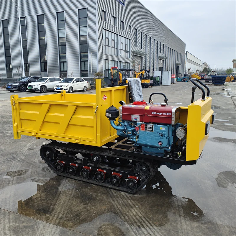 Kuangcheng 2ton Mini Track - Efficient Rubber Crawler Dumper
