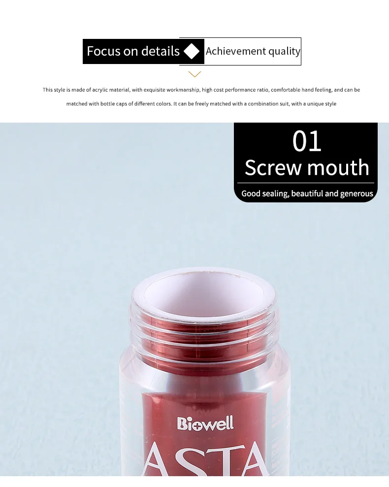 Custom Ps Pill Bottle With Inner Container Customer Design Printing ...