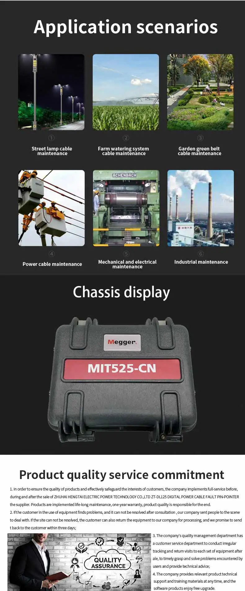 Megger Mit525 High Voltage Insulation Dc Resistance Tester Megger ...
