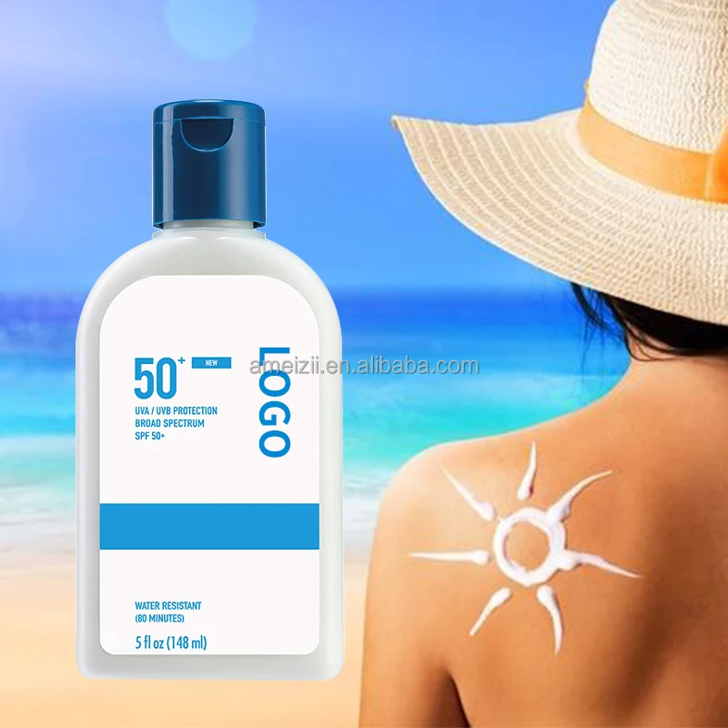Custom Natural Sunscreen Spf 50 Sun Protection Cream Skin Care ...