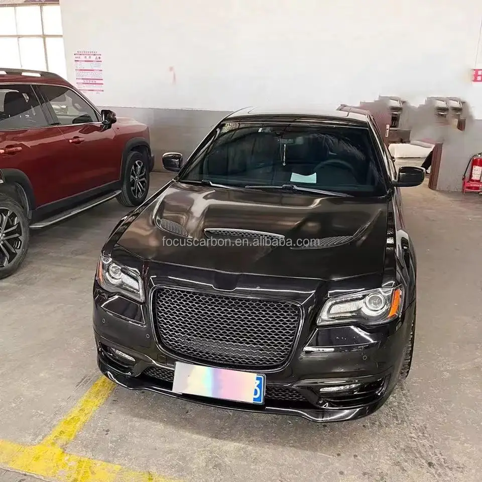 High Quality Carbon Fiber Engine Cover Hood for Chrysler 300C SRT
