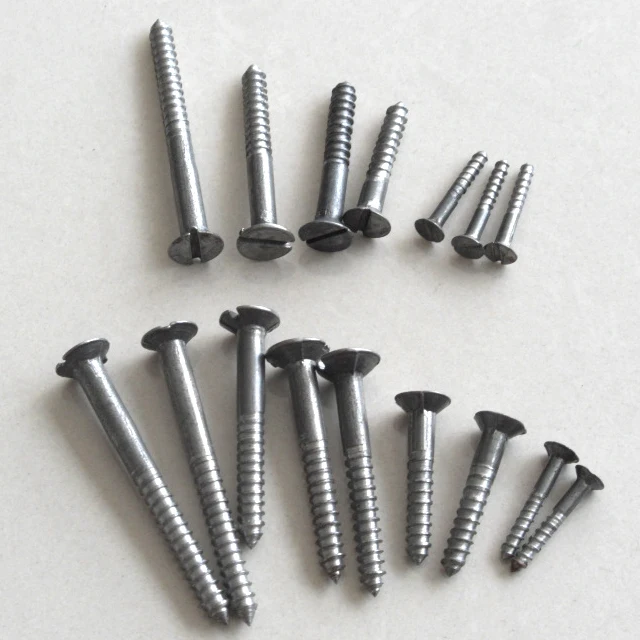 Bright Mild Steel Wood Screws With Countersunk Head - Buy Mild Steel ...