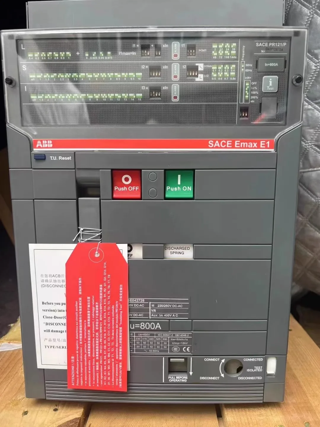 Low Voltage Circuit Breaker Emax E1S1250 1250A 3P/4P Intelligent Withdrawable Universal Fixed ...