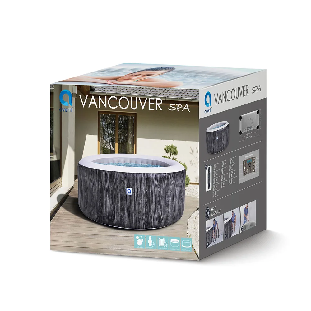 Inflatable Hot Tub Swim Spa Pool Outdoor Spa Tubs 165cm*70cm Inflatable ...