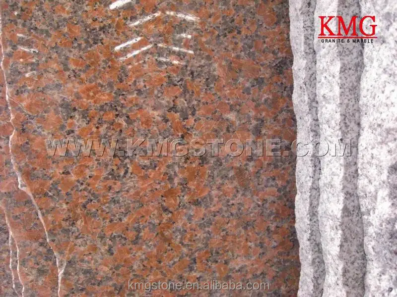 Carmen Red Outdoor Granite Stone Slab - Premium Quality