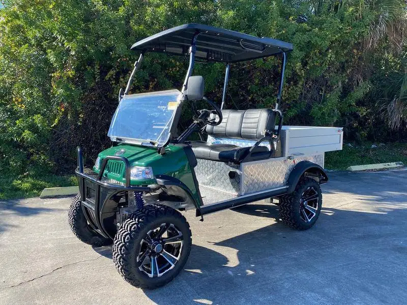 Electric Golf Cart with Cargo Box - Ideal Utility Vehicle