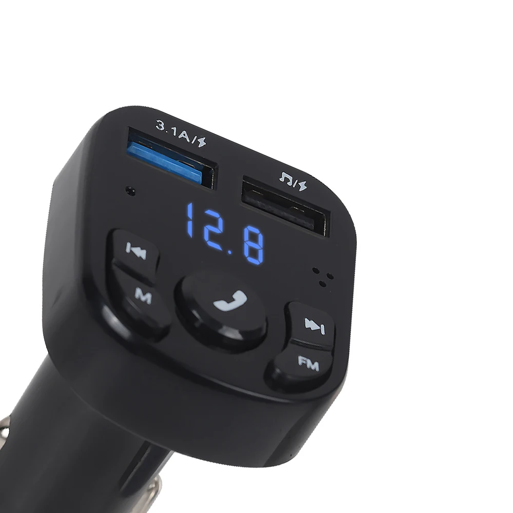 Wesdar New Modulator Car Bluetooth Fm Transmitter Car Charging Dual Usb ...