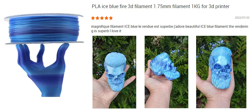 Sting3d Macaroon Colors Pla Matte Rainbow 3d Printing Filament 1.75mm ...