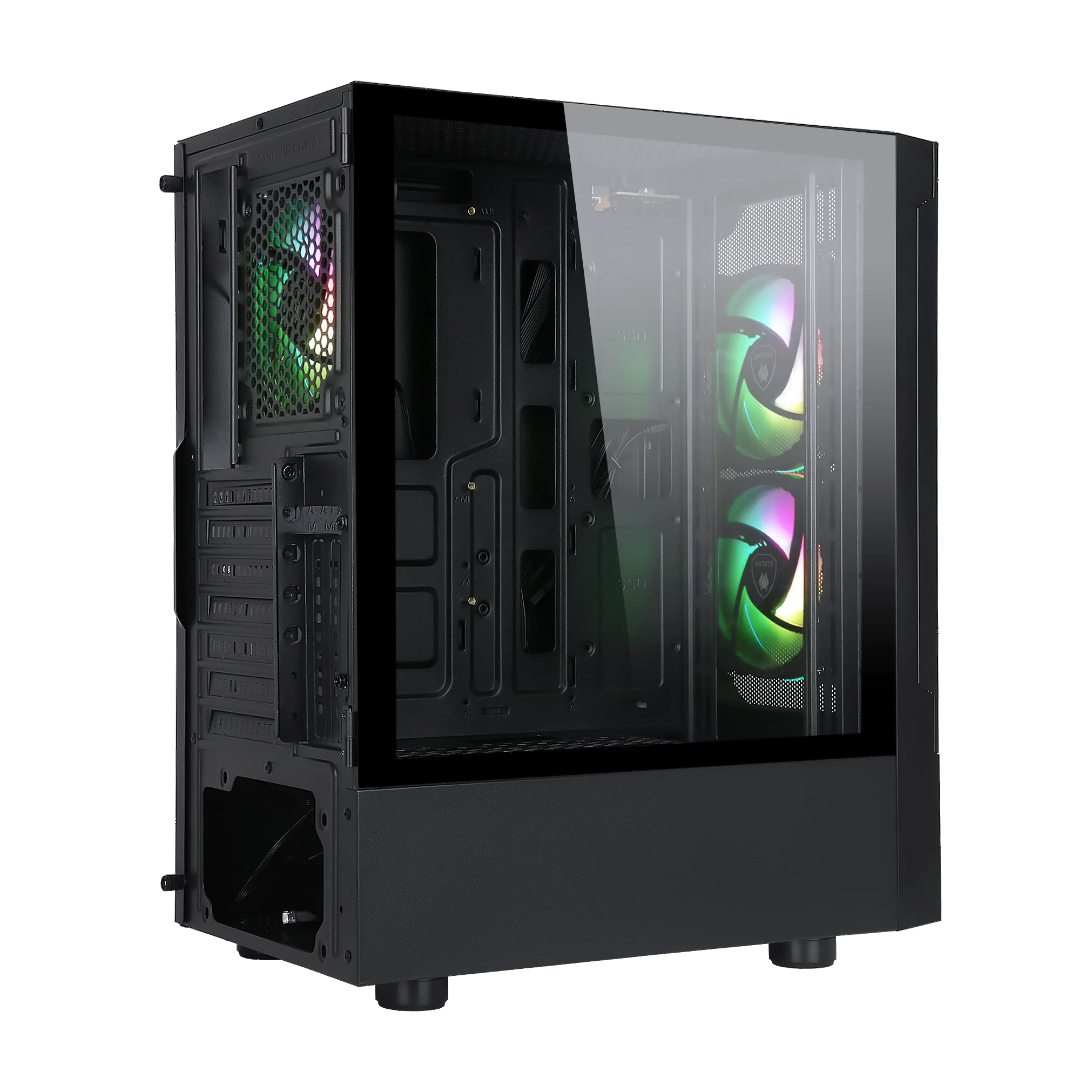 SAMA Gaming Computer Case - ATX Chassis with Magnetic Dust Filter