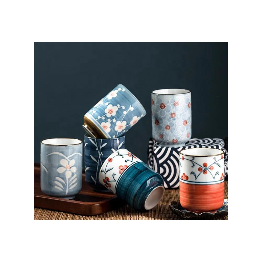 Hand-painted Teacup Japanese Style Ceramic Creative Mug Afternoon Tea ...