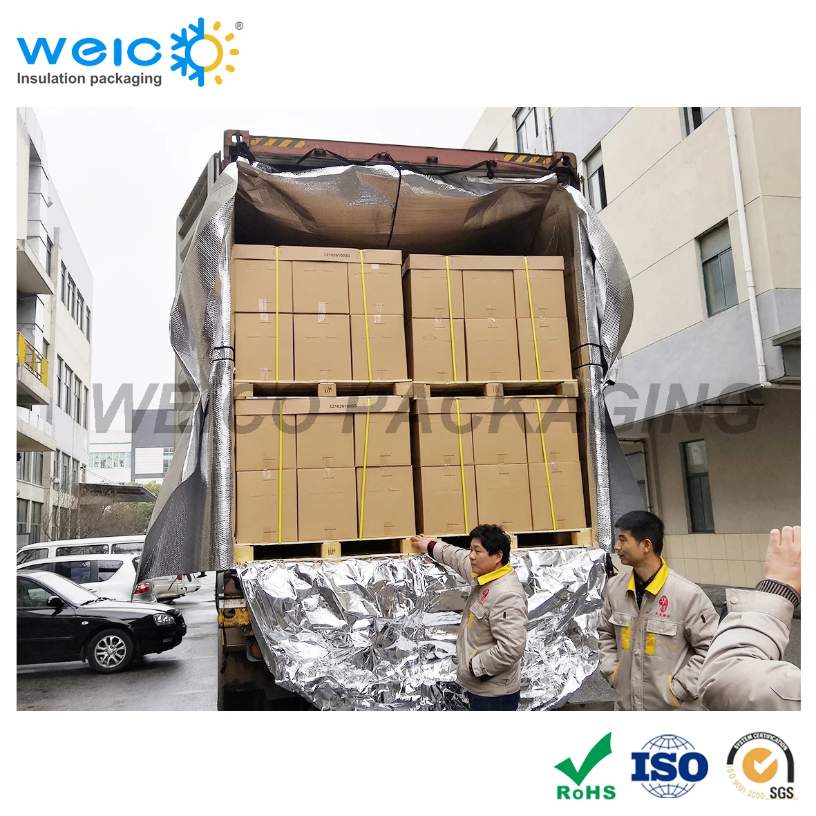 Aluminum Bubble Foil 40ft Woven Container Insulation Liner - Buy 40ft ...