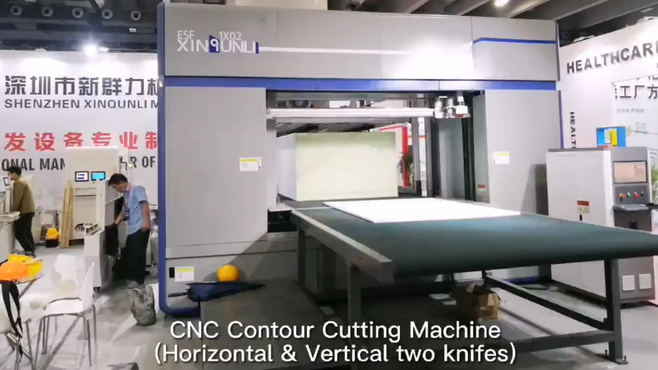 Cnc Vertical Horizontal Pu Eps Foam Industrial Sponge Band Knife Cutting Cutter Machines For ...