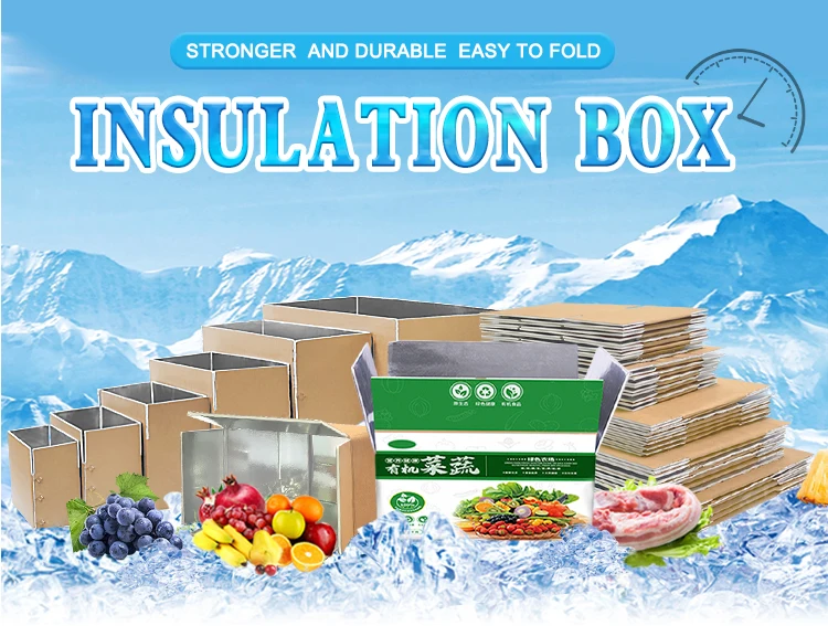 Wholesale Custom Insulation Insulated Cardboard Carton Boxes Cold ...