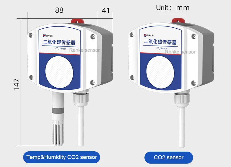Wall Mounted Analog Rs485 Carbon Dioxide Gas Analyzer Agricultural Co2 ...