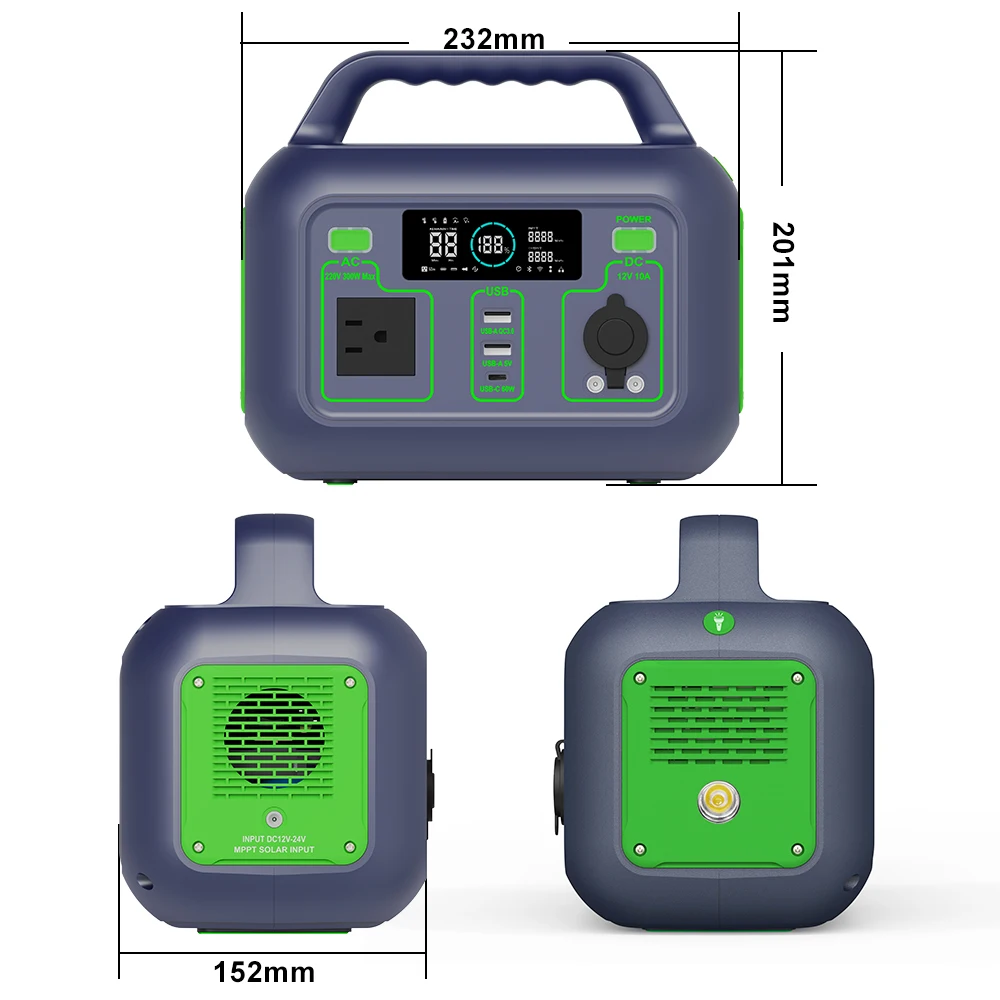 300W Portable Solar Generator - Reliable Outdoor Power