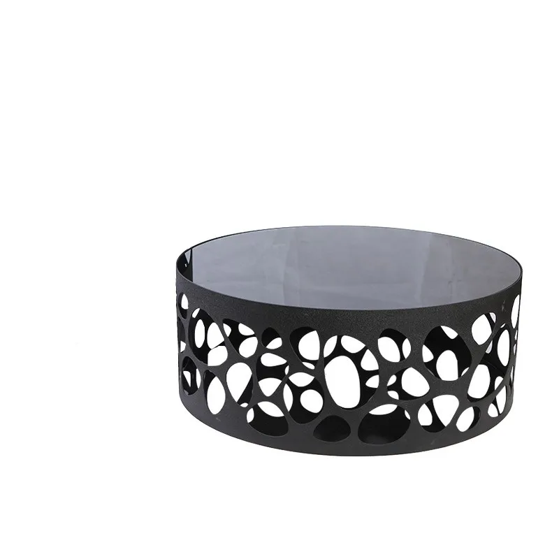 Modern Mesa De Centro Black Base Paintedmetal Center Table - Buy Metal ...