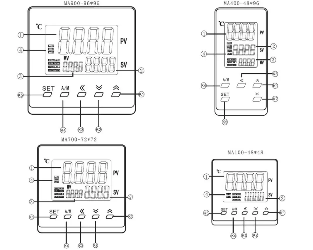 50 Segments Programmable Ramp Soak Lcd Pid Temperature Controller Tc