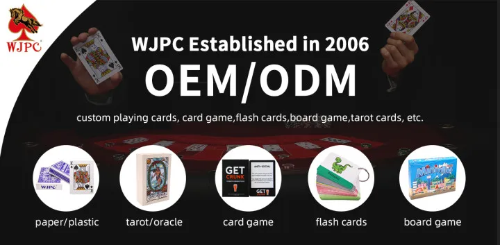 Custom Printing Logo Blank Board Game Cards Decks Couples