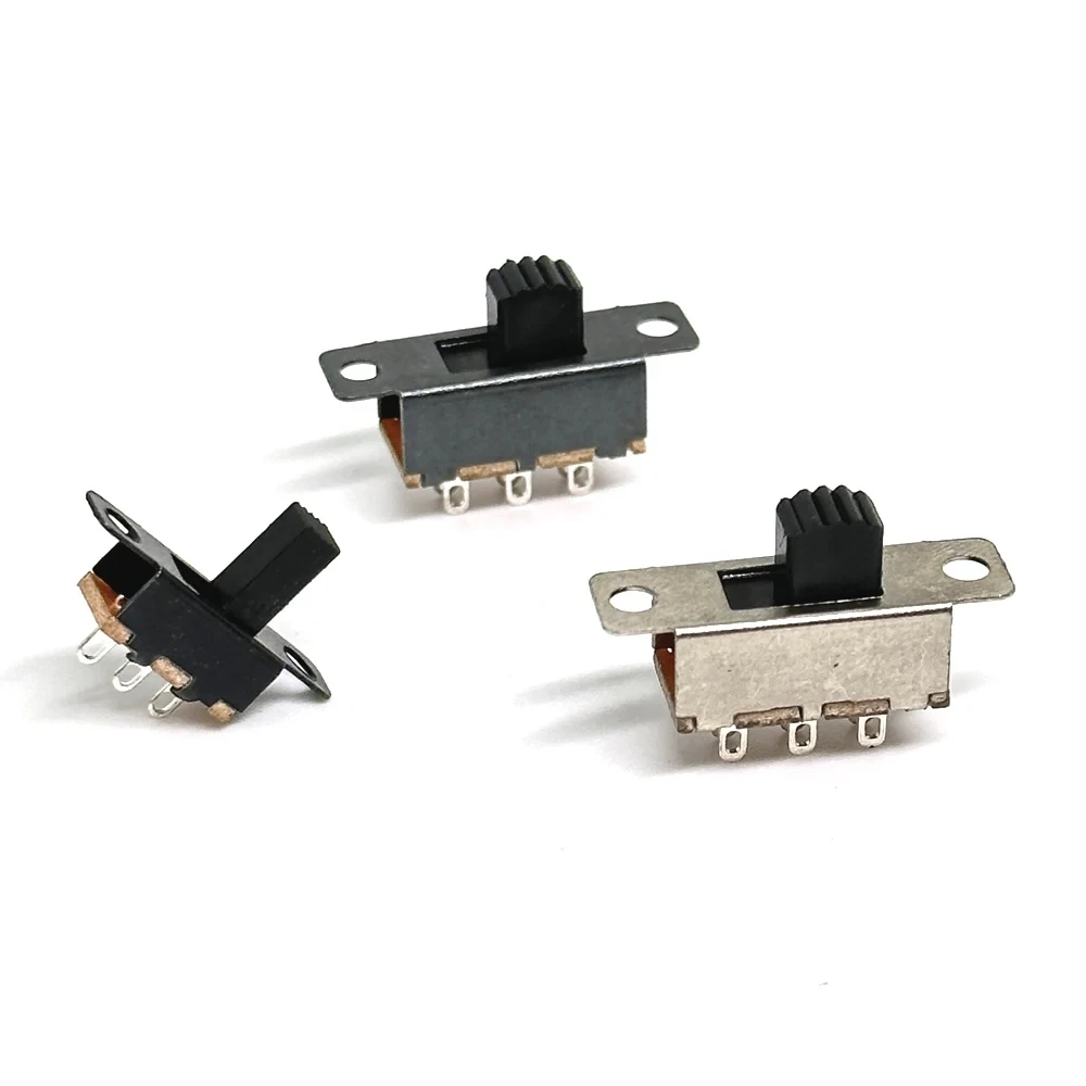 Slide Switch 2 Position With Fixed Hole Handle 6 Pins High 5mm 7mm Dpdt 2p2t Ss-22f25 Ss-22f15 ...