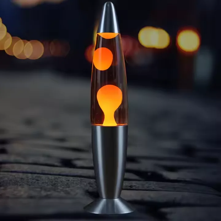 Lava Lamp Metal Bottom - Creative Decorative Night Light