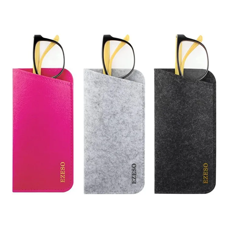 Eyeglasses Bag Original Design Portable Soft Felt Slip In Pouch Case ...