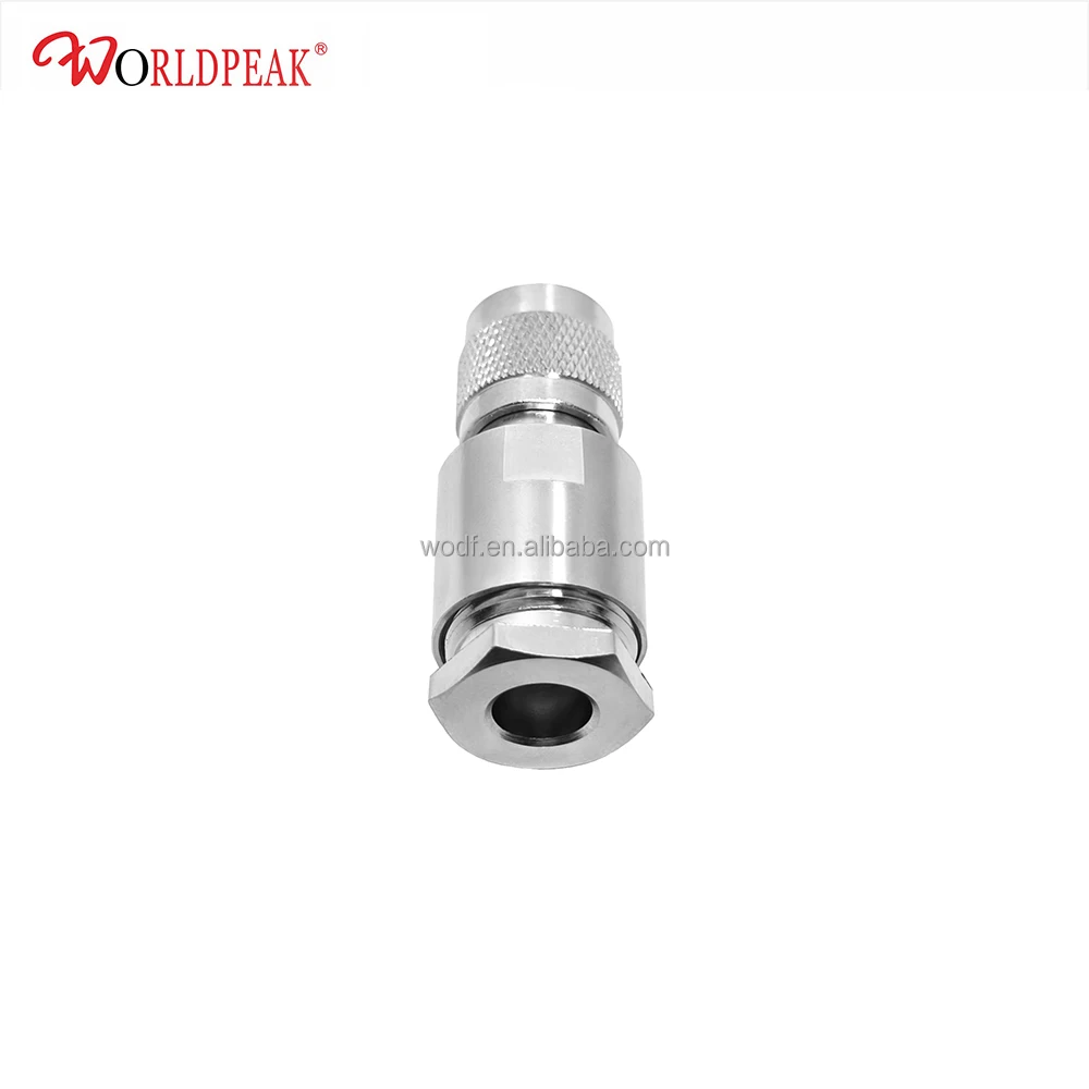 Factory TNC Male Plug Straight Clamp Solder RF Coax Connector for WDFR300 5DFB RG5 RG6 Coaxial ...
