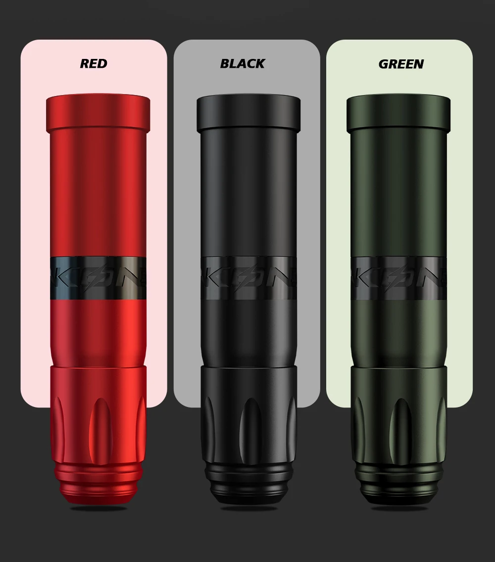 Inkone Tattoo Guns 3.5mm/4.0mm Stroke Electric Wireless Rotary Tattoo ...