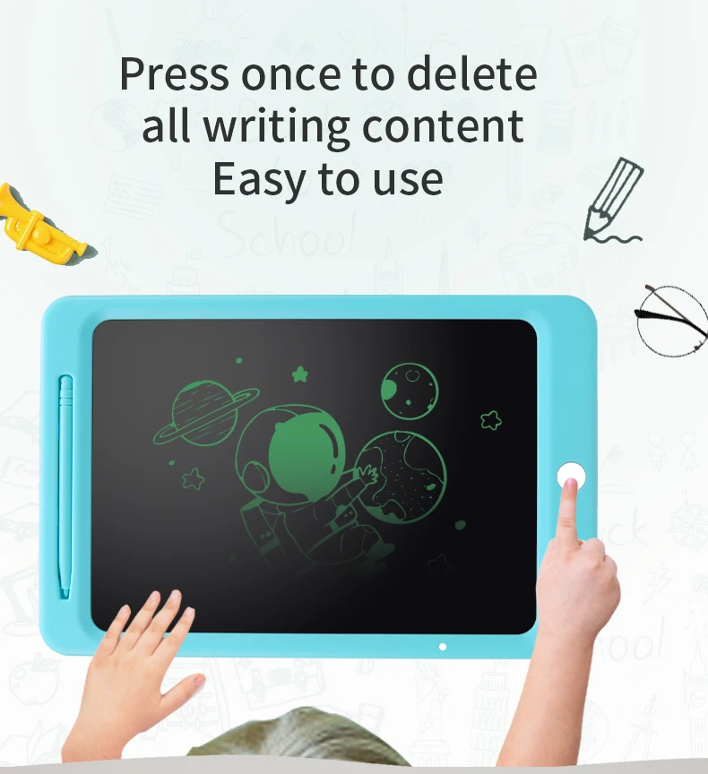 Electronic Drawing Board Rewrite Lcd Writing Tablet Kids Drawing Pad ...