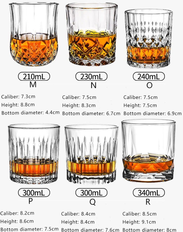 Wholesale Hot Sale Stocked Rotating Crystal Custom Whiskey Glass Cup ...