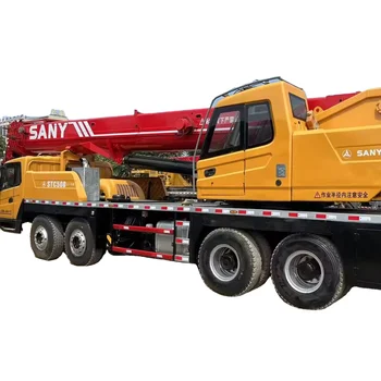Used Truck Crane Sany Stc250 25 Ton Mobile Crane Hydraulic Boom Arm 4x4 Truck Mounted Crane ...