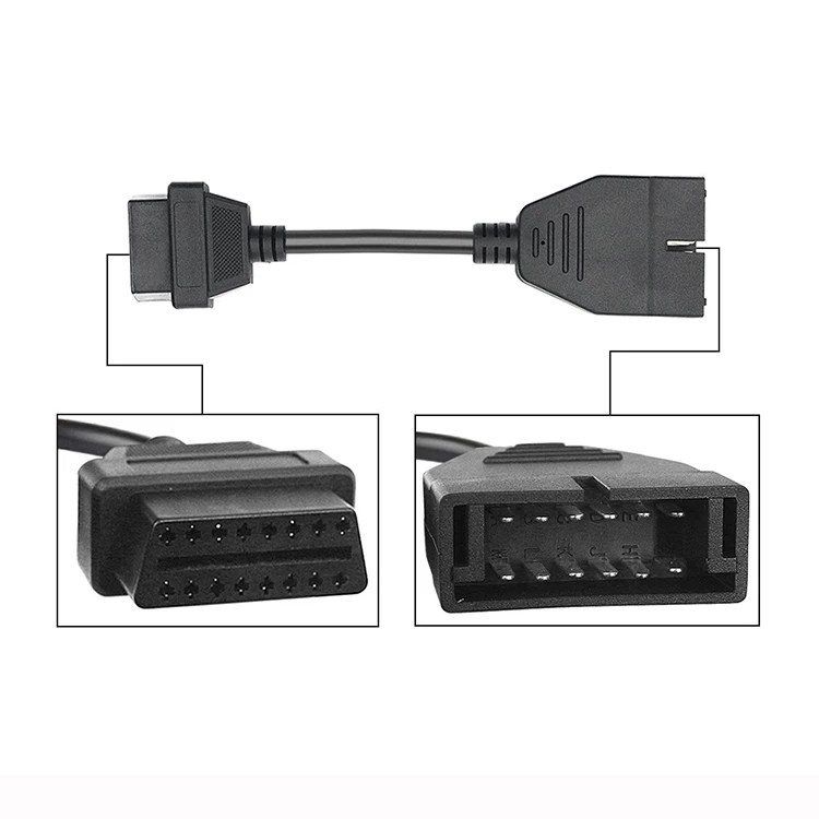 Universal Obd Power Cable Extension Obd1 Adapter To Obd2 Automotive Obd ...
