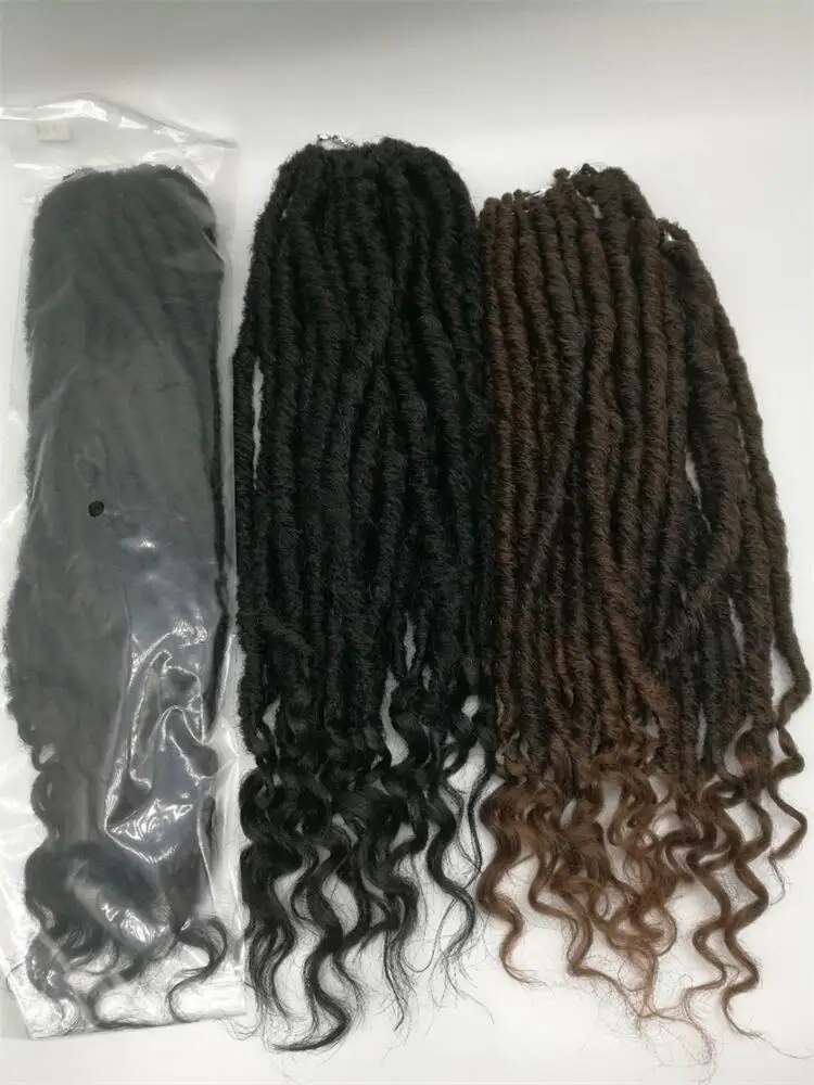 Goddess Faux Locs Crochet Hair Locs Curly Ends Goddess Loc Braids ...