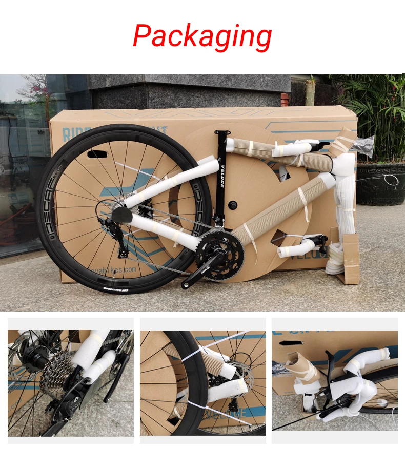 Aluminum 18 Speed Road Bike with Disc Brake & 700c Wheels