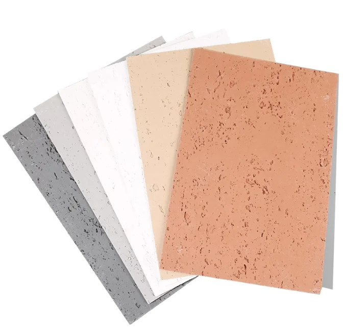 Artificial PU Stone Concrete Wall Panel Soft Travertine Stone Wall ...