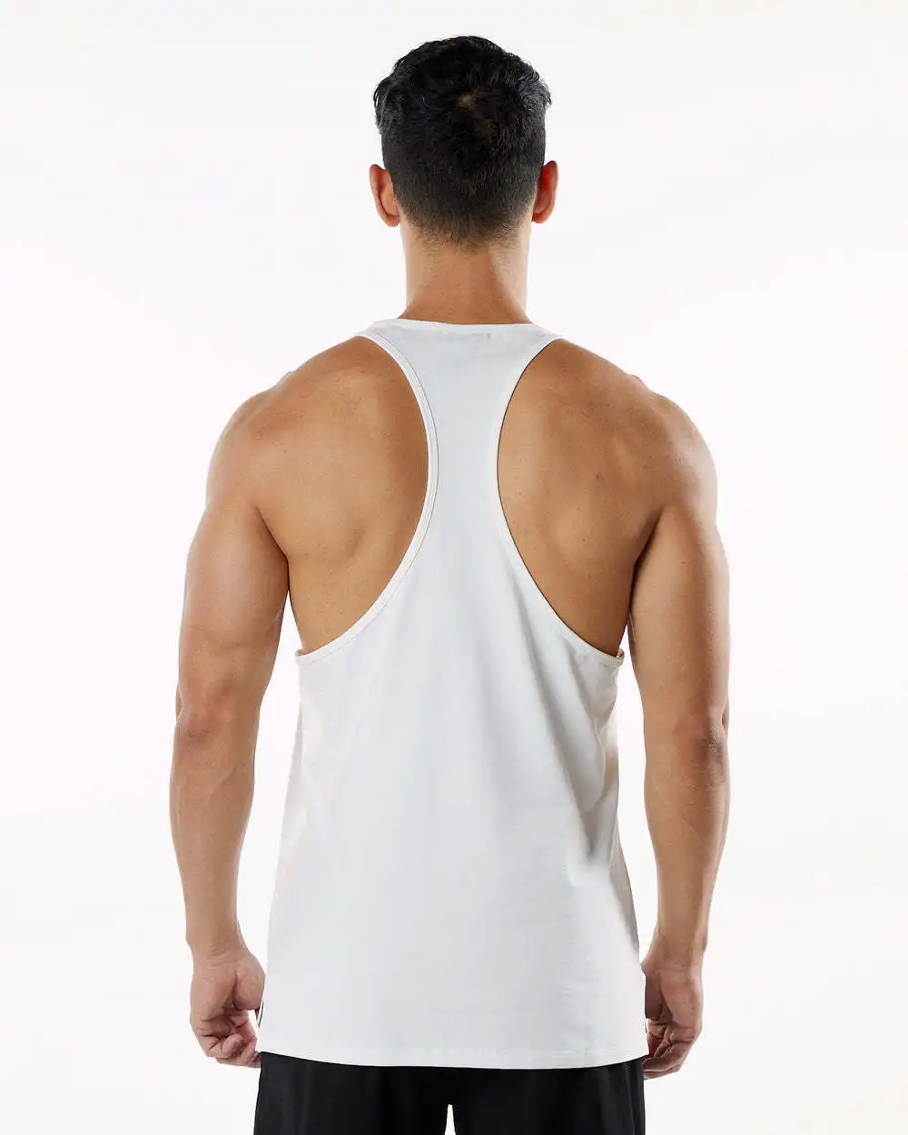 Racer Back Singlet Men's Gym Top - Loose Sports Vest