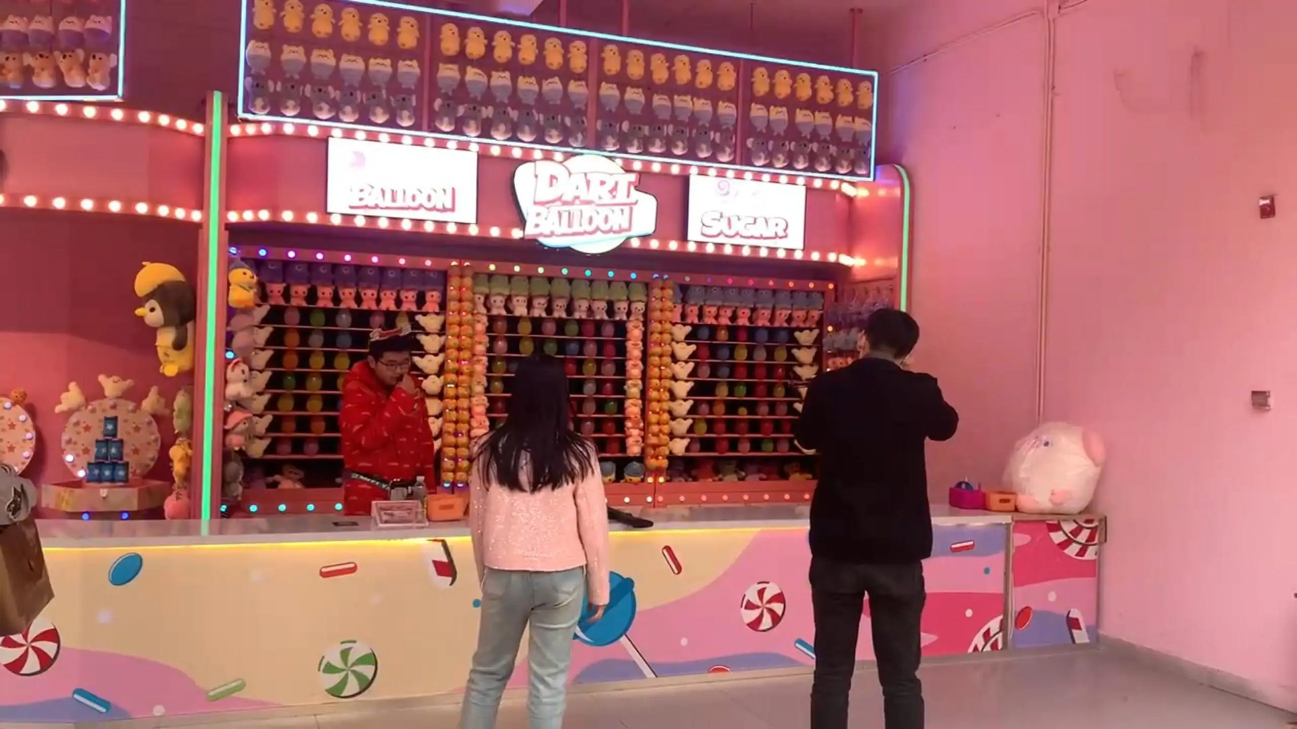 Tolefun Side Stall Funfair Outdoor Automatic Balloon Pump