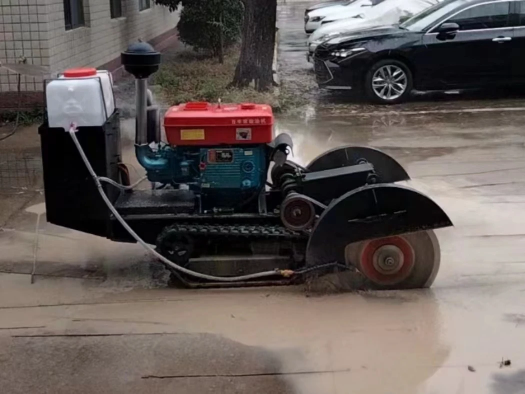 Concrete Surface Water Cooled Diesel Generator Road Cutting Machine ...