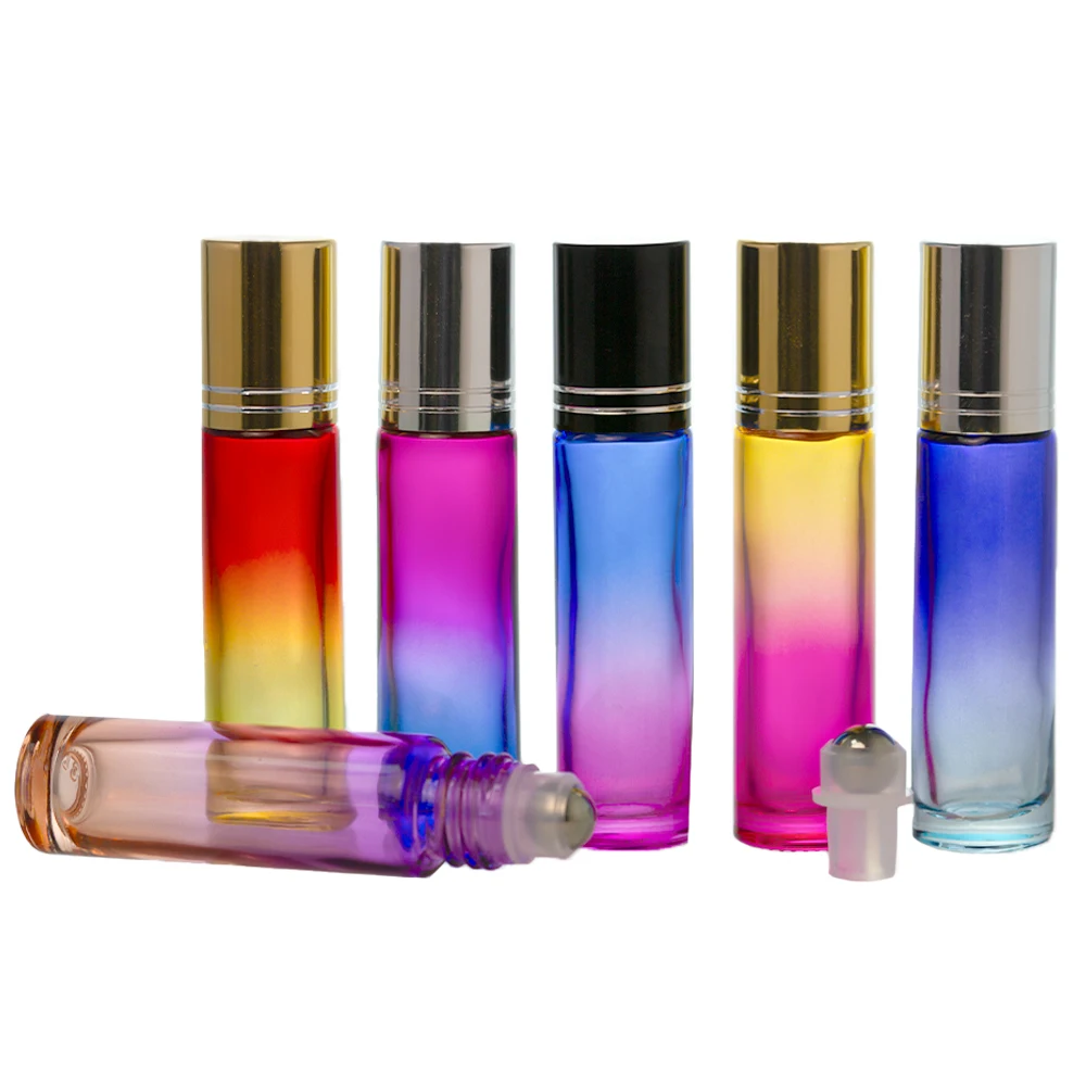 Perfume Roller Bottle Wood Cap Empty Square Roller Bottle For Perfume ...