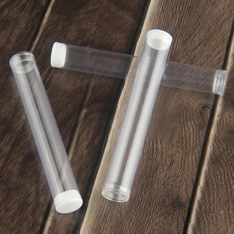 New Transparent Packaging Custom Logo Print Tube Pre Papers Rolled ...