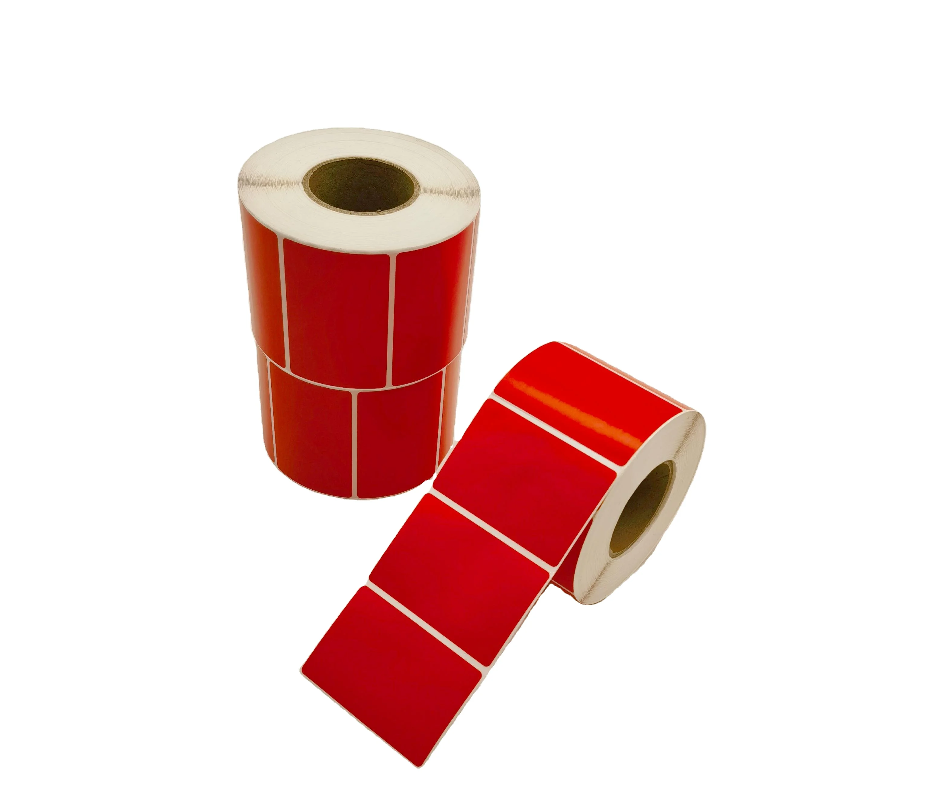 High-quality Transparent 60mm*40mm Size 1000pcs Red Self-Adhesive Label ...