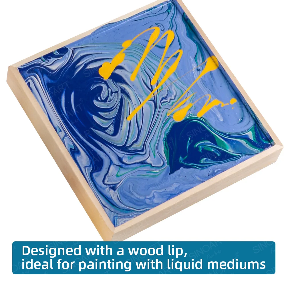 SINOART Liquid Art Panels - Premium Pine Wood Canvases