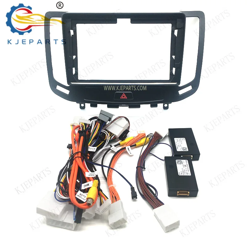 24 Pin Connector Radio Cable Dvd Player Wire Harness With 9 Inch Frame ...
